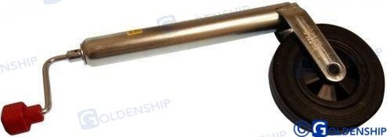 Piekabes atbalsta ritenis D48mm L25cm Slodze 150kg - Visādas - Laivu ...